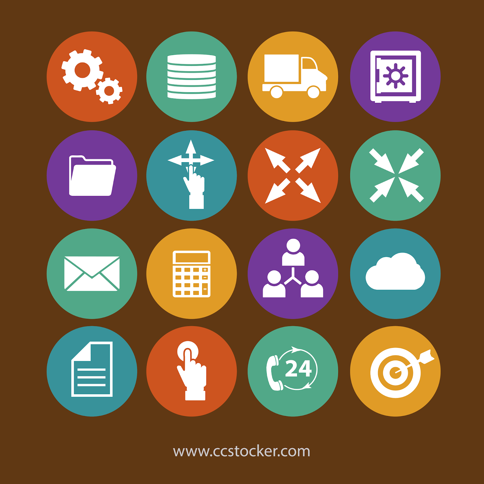 App icon set Flat - FREE STOCK FLAT ICON