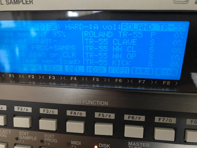 MATRIXSYNTH: Akai S1100 Rackmount Sampler SN 79255-00234