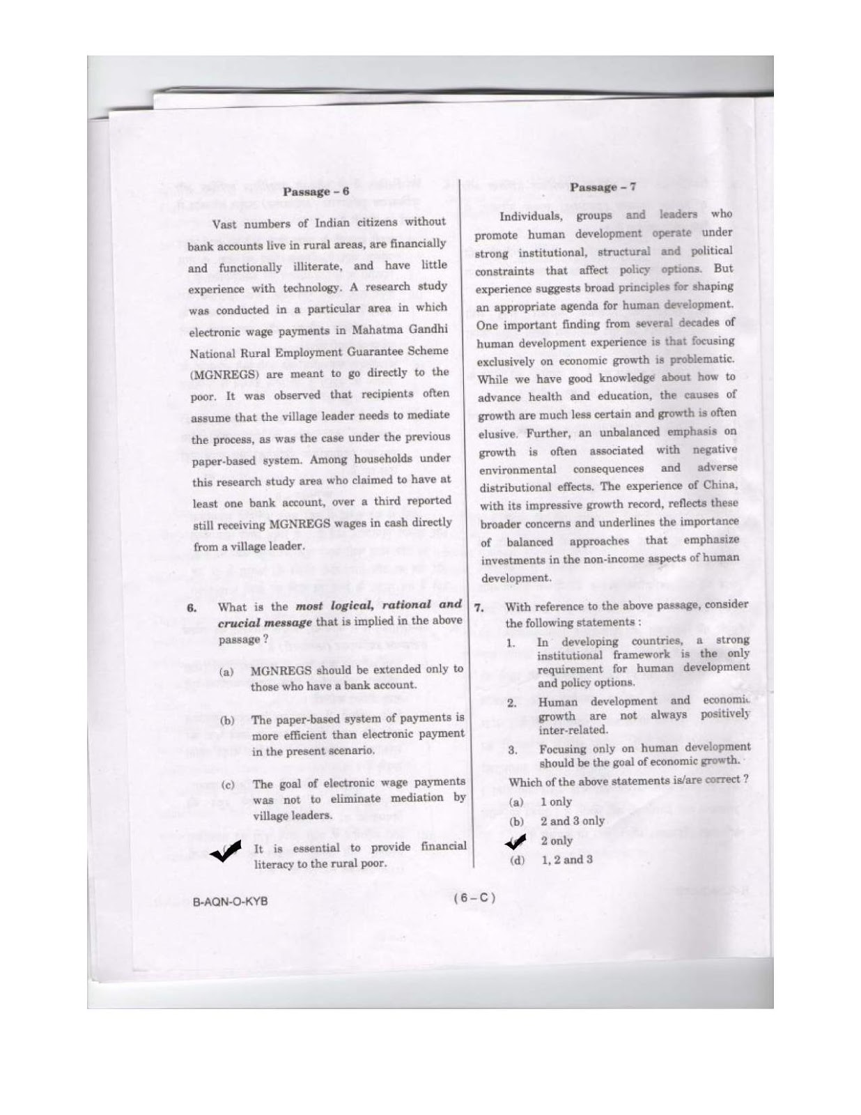 GNIITSolution: UPSC Prelims 2015 Solved Question Paper II