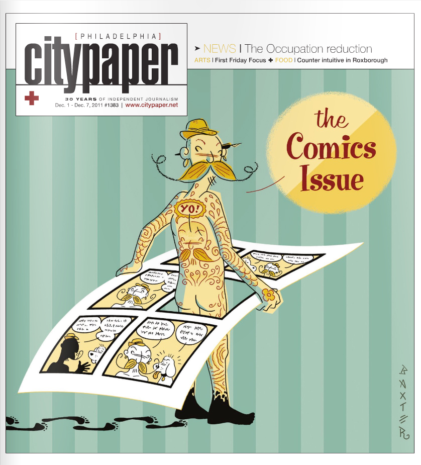 Curls Studio: Philadelphia City Paper's Comics Issue
