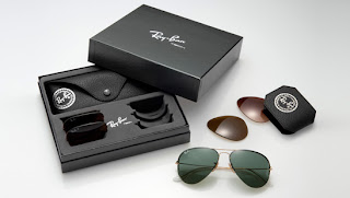 M White: RAY BAN AVIATOR FLIP OUT "LENTE INTERCAMBIABLE"