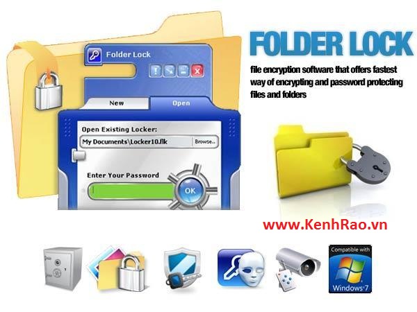 Folder Lock 7.1.1 final with serial - bảo vệ tập tin và thư mục với mật ...