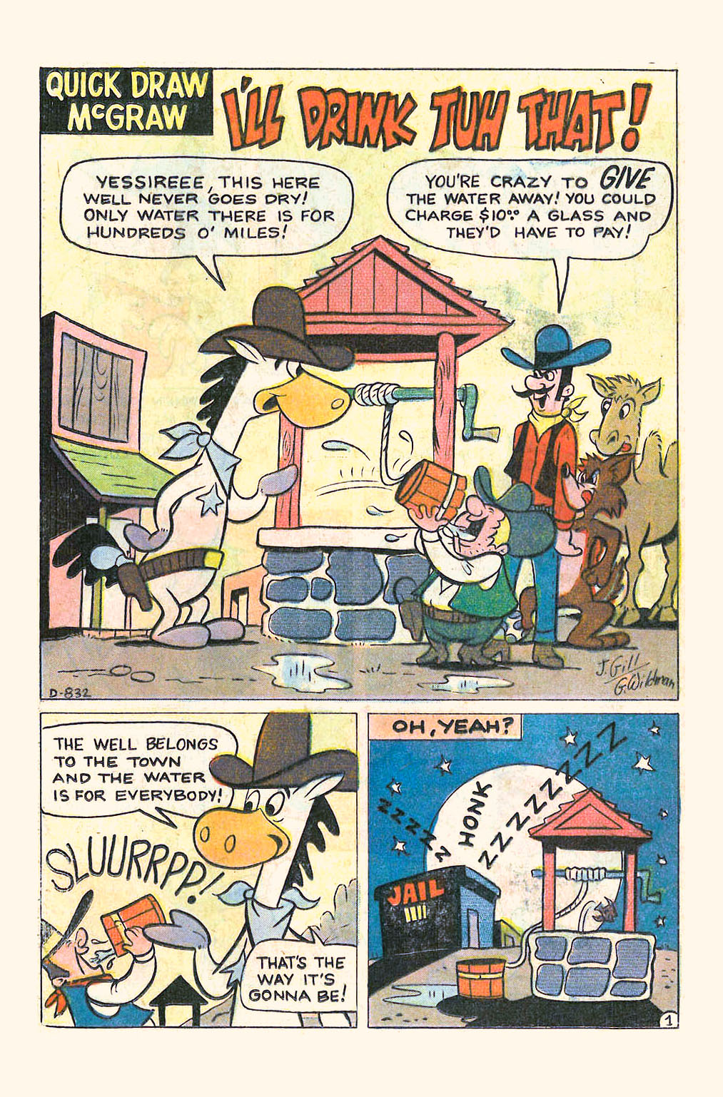 THE CHARLTON COMICS READING LIBRARY: QUICK DRAW McGRAW #1 November 1970