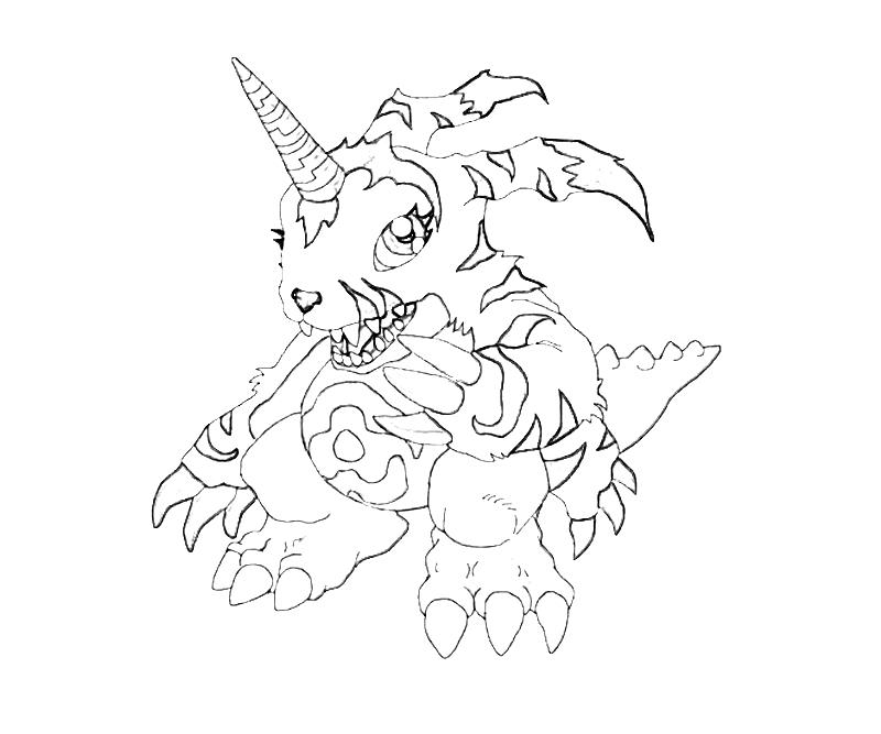 Gabumon Digimon | How Coloring
