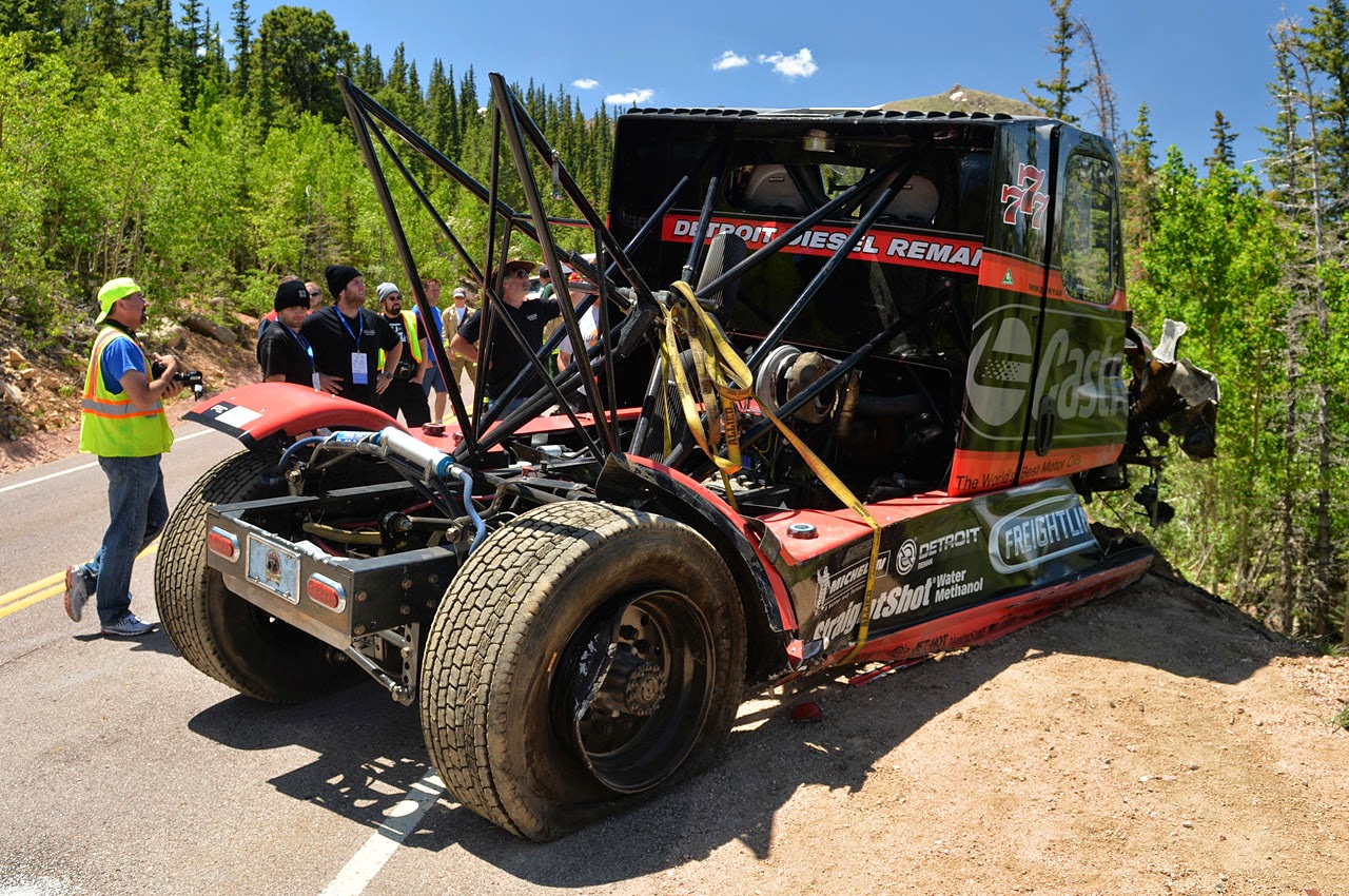 Mike Ryan's Freightliner Crash At Pikes Peak 2014 Photos - Latest Auto ...