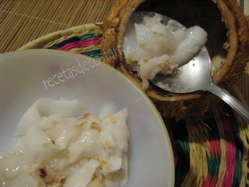 Cocina Costarricense: pipa: batido coctel