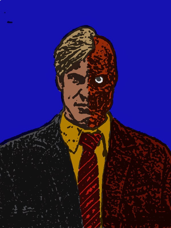 Zac Wallace Digital Photo: Cartoon Two Face