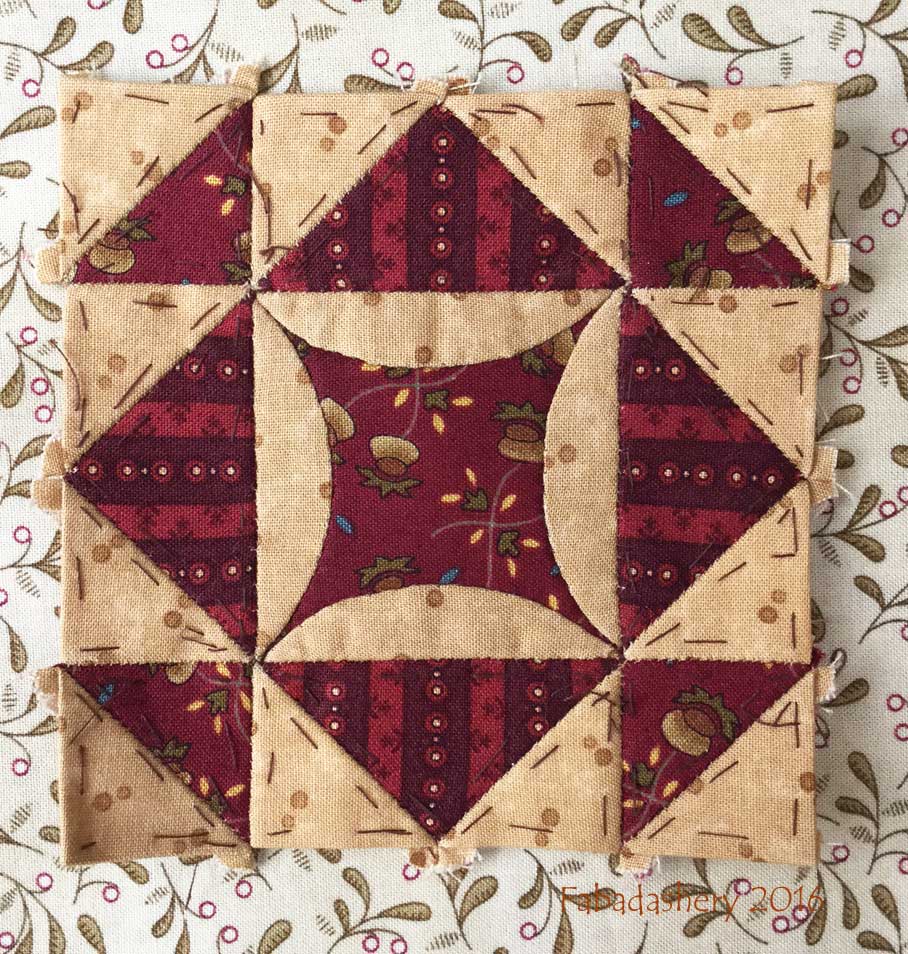 Fabadashery: Dear Jane Quilt - Block I4 Stability