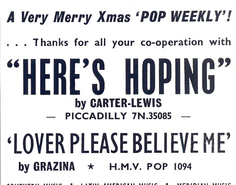 SIXTIES BEAT: Carter-Lewis