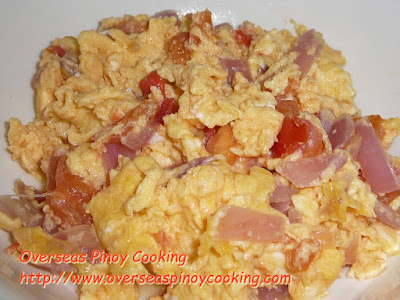 Ginisang Kamatis at Itlog