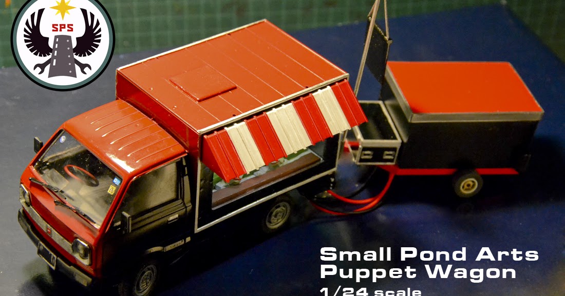 Small Pond Arts Puppet Wagon (1/24 scale model)