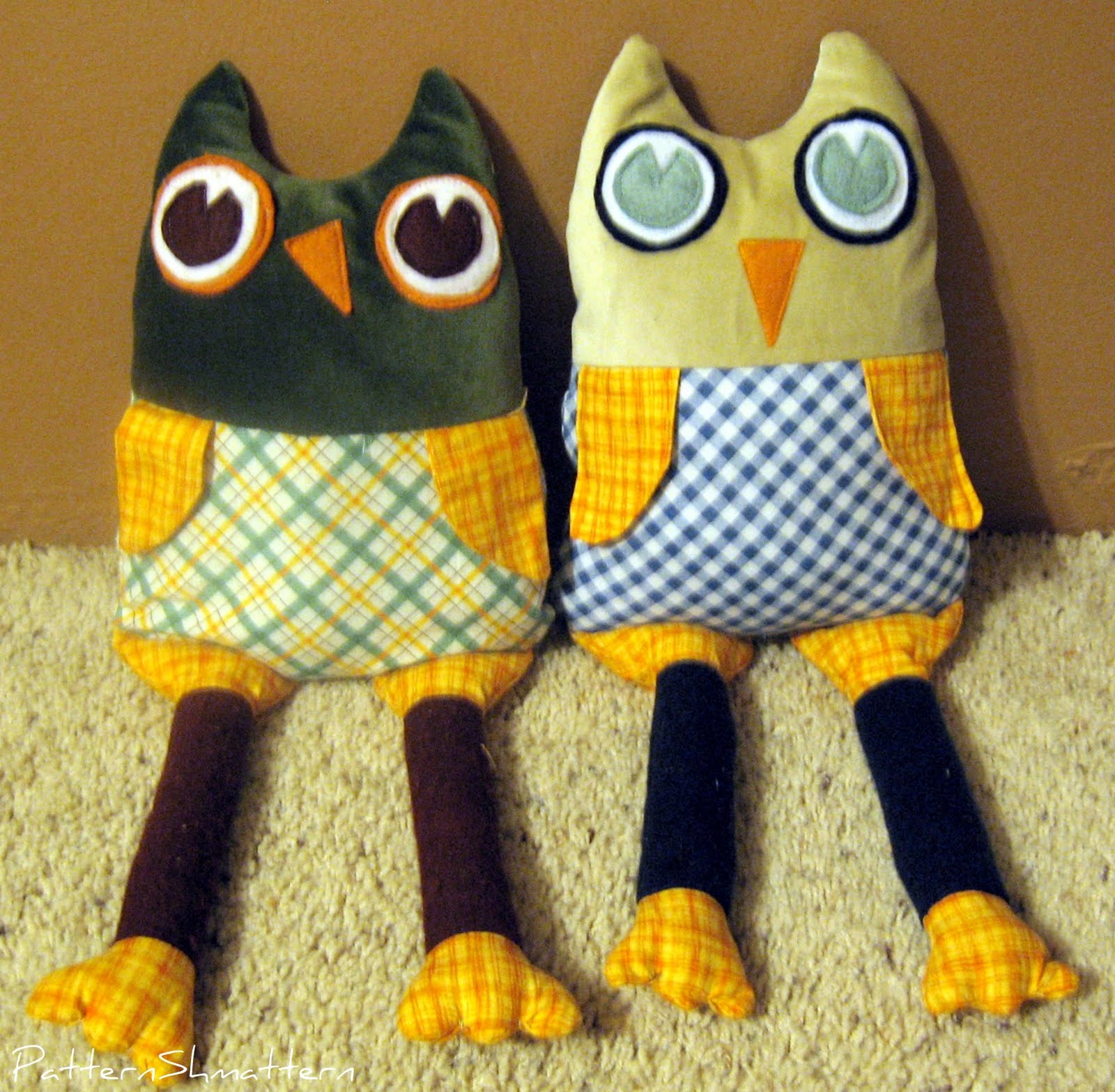 Pattern Shmattern: Stuffed Animal Owl Pattern and Tutorial