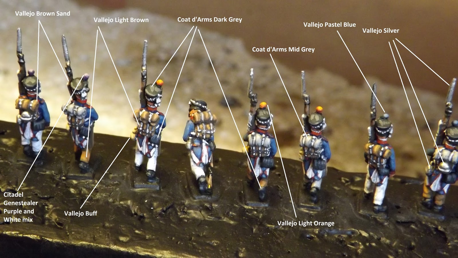 JJ's Wargames: French Line Infantry Painting Tutorial Part Three - The ...