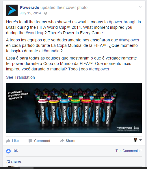 The Energy Drink Authority: Monster Energy vs. Powerade on Facebook