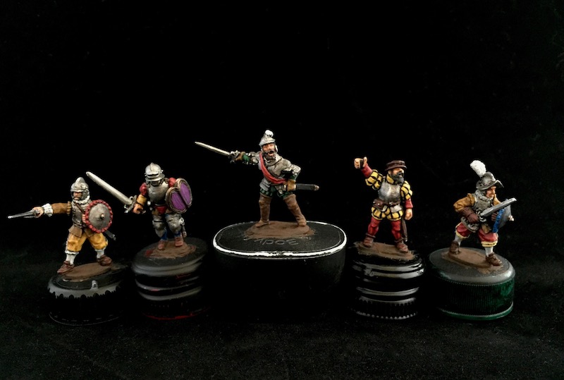 Analogue Hobbies: Italian Wars Spanish Rodeleros/Escudados