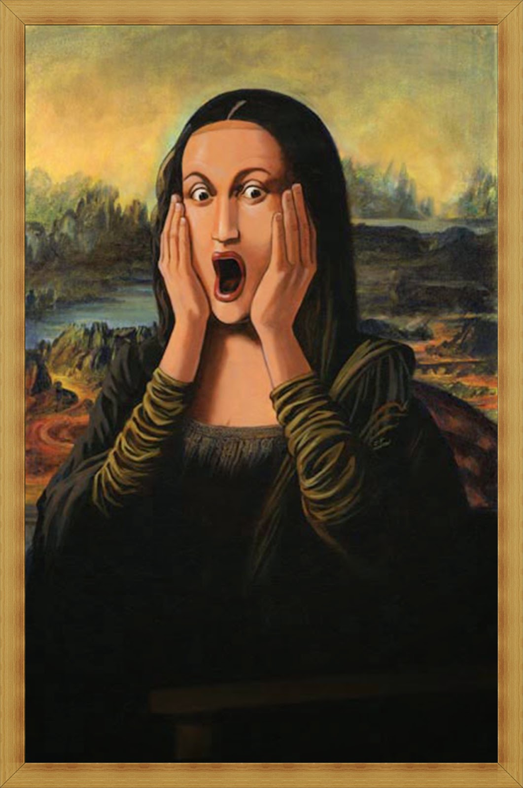 Beto Piccolo - Ribeirão Bonito/SP!: O Grito da Mona Lisa!