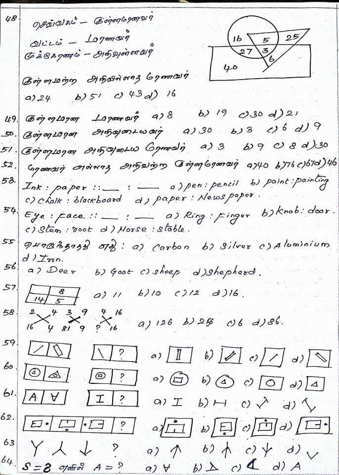 கல்விக்கதிர்: NMMS MAT MODEL QUESTION PAPER WITH KEY..