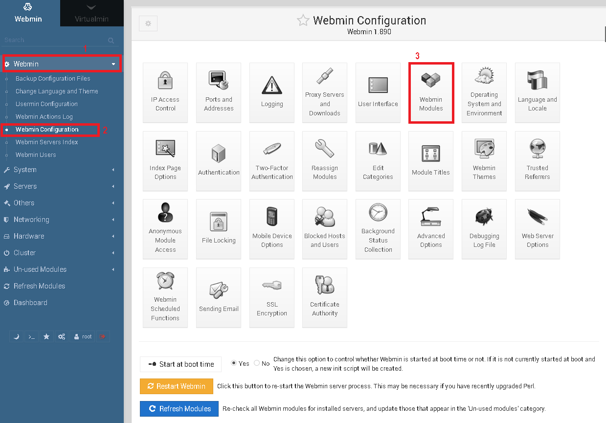 How To Install Webmin Modules To Add New Features