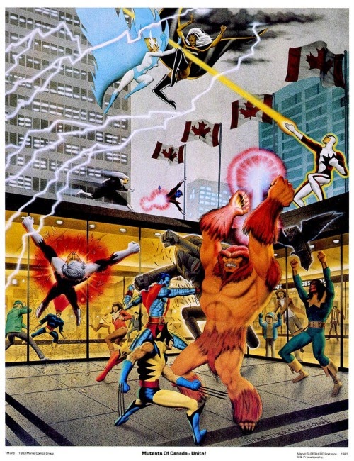 The Dork Review: 1980's Marvel Super Hero Portfolios