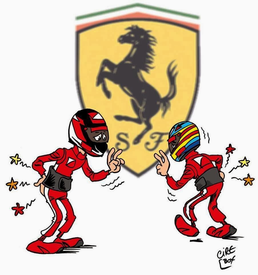 Continental Circus: Formula 1 em Cartoons: Ferrari 2014 (Cire Box)
