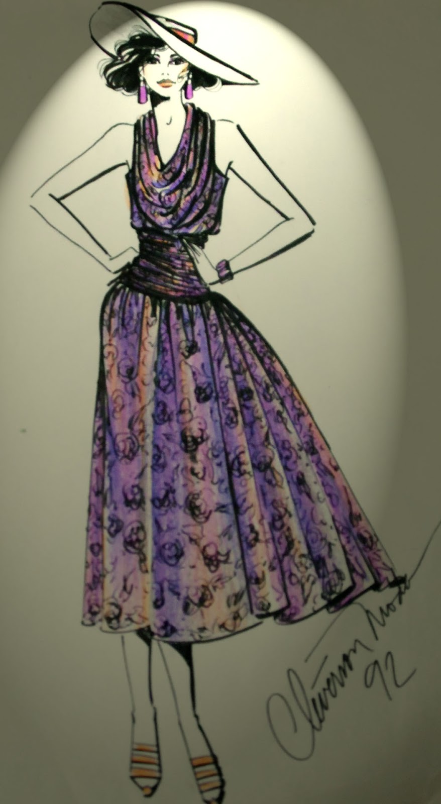 DESENHOS DE MODA: Desenhos de Moda - Trabalho executado em 1992 ...