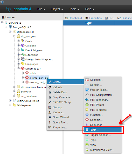 PostgreSQL - Membuat Table Database | Ayo Koding