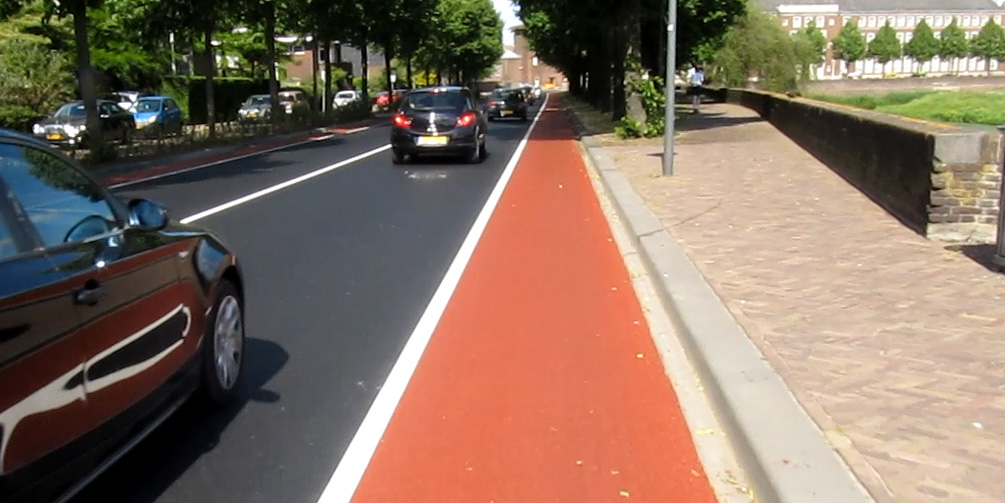 A view from the cycle path: Rolling out a red carpet for cyclists
