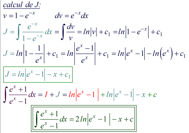 intégrales exp. ( le but est de découvrir l'importance de la ...