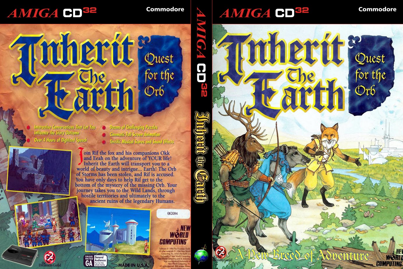 Unofficial CD32 Ports: 002: Inherit the Earth