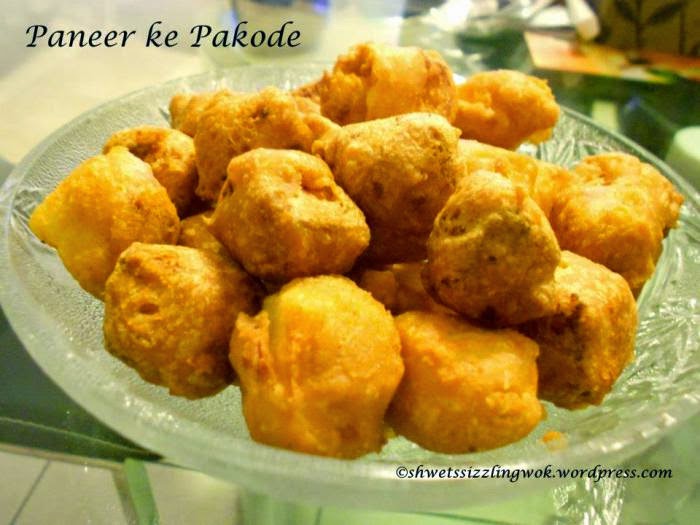 Cooking With Shobana : PANEER KE PAKODE: GUEST POST BY SHWETHA AMIT PAI