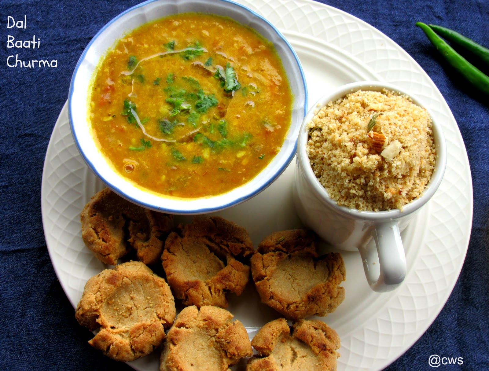 Rajasthani Dal Baati Churma - Cooking With Sapana