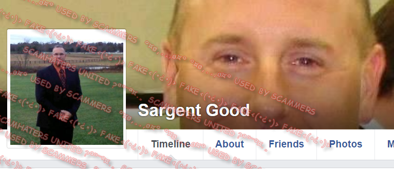 ScamHaters United .. Visit us also on Facebook and Instagram : SARGENT ...