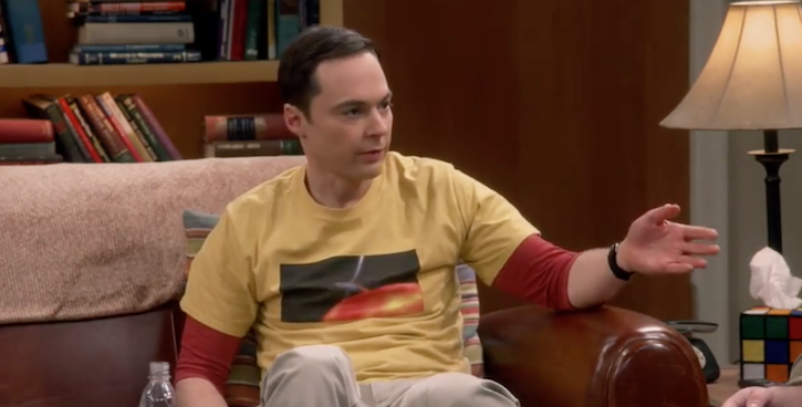 Touché, Sheldon. Touché. Raj mentions that Sheldon would have to create ...