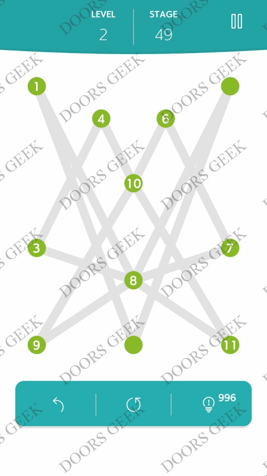 1LINE Level 2 Stage 49 Solution ~ Doors Geek