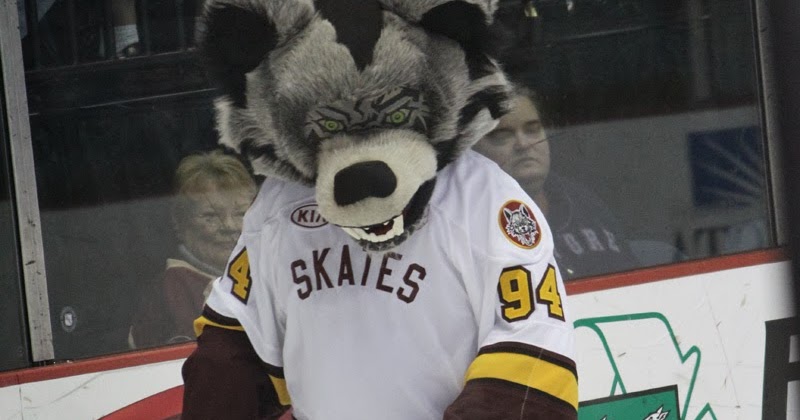 SKATES - The Chicago Wolves Mascot - THROUGH THE LENS
