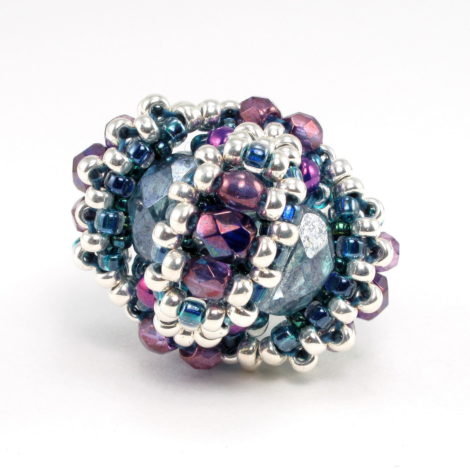 Bead Origami: Beadwork's 15th Anniversary Beaded Bead Contest: Treasure ...