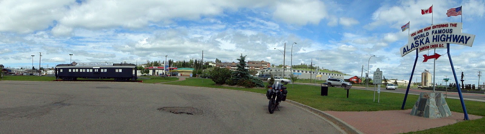 Riding the USA: Day 7 - Hinton, Alberta - Charlie Lake, British Columbia