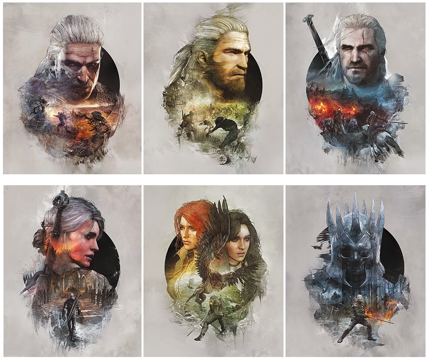 Ciudad Terminus: Wild Hunt Steelbook Covers · The Witcher 3