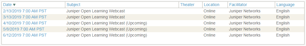 Café com Redes: Novidades Juniper Open Learning