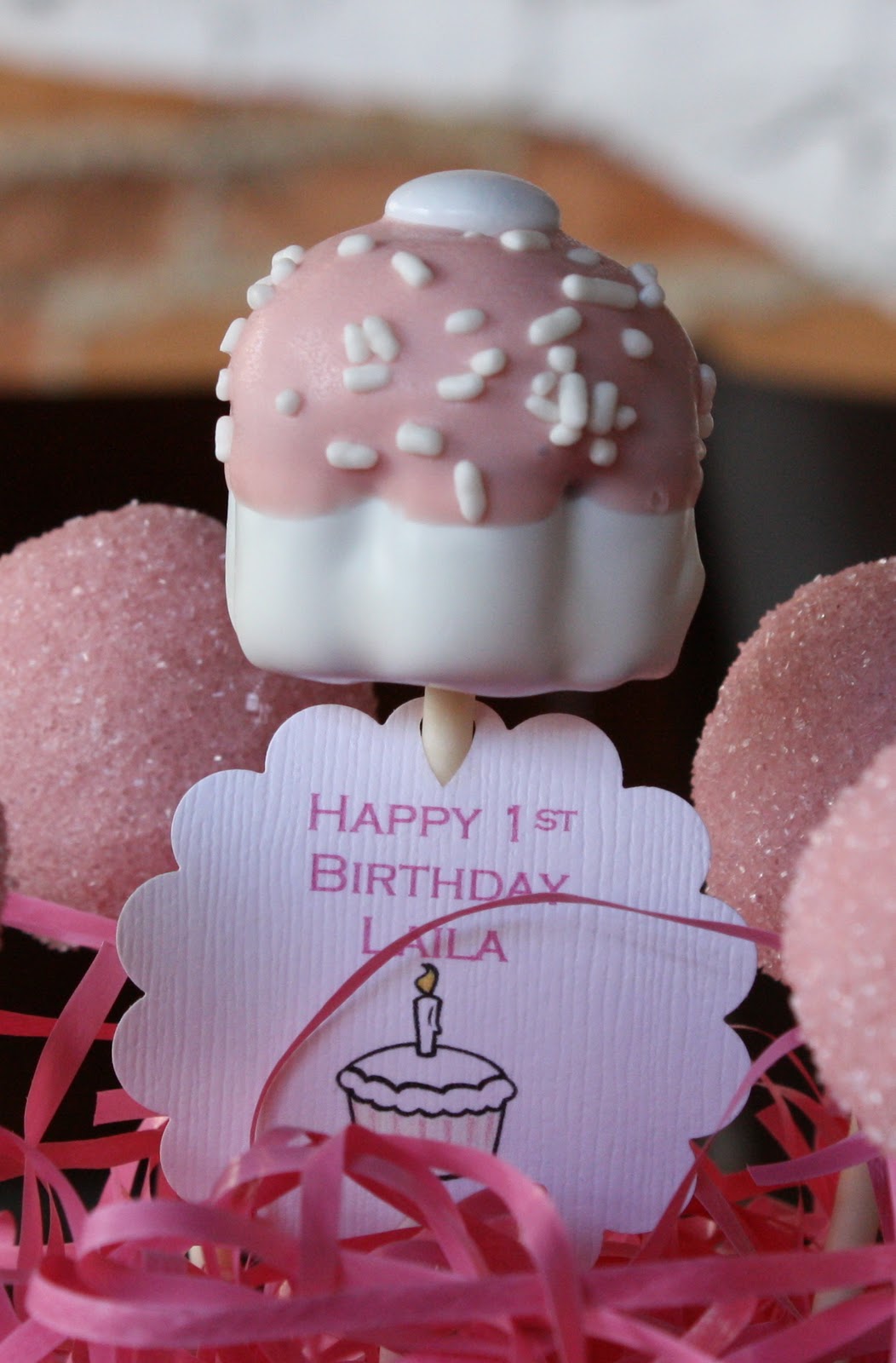 Let's Have a Ball: Happy 1st Birthday Laila!! | Toledo Cake Pop ...