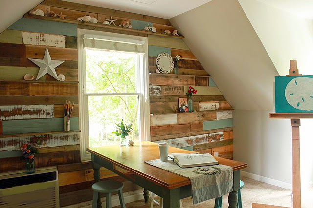 ESTILO RUSTICO: Muros Rusticos de Madera / Rustic Wood Wall