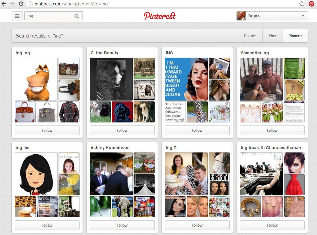 B.V.L.G.: Pinterest search