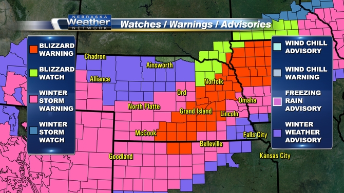 Village of Exeter: Blizzard Predicted