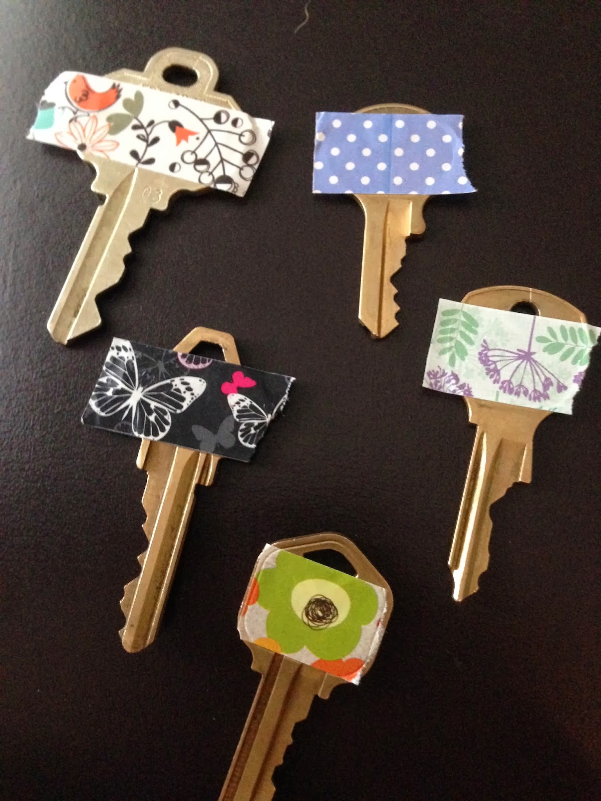 Crafted By Corley: Washi Tape Keys
