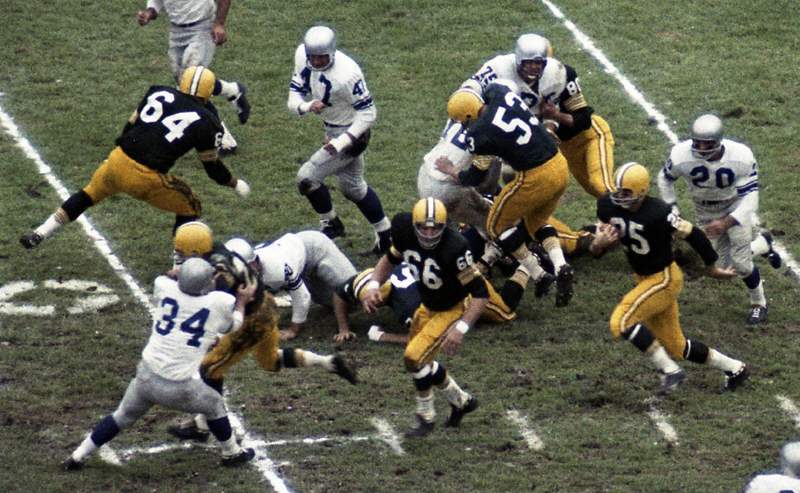 The Wearing Of The Green and Gold Lions At Packers 1960 the-wearing-of-the-green-and-gold-lions-at-packers-1960