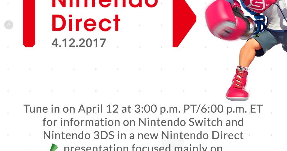 Nintendo Direct anunciado para el 12 de Abril
