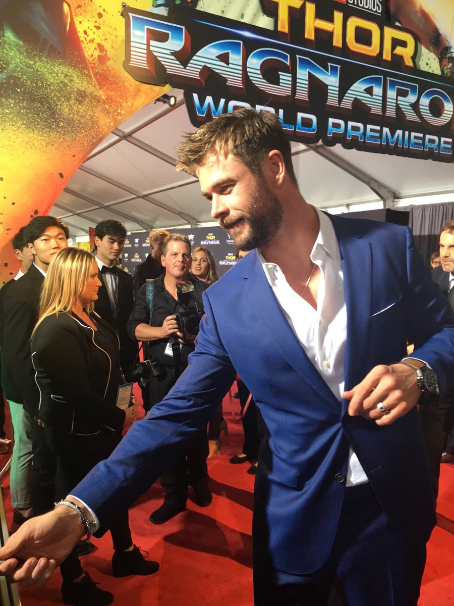 Fotos e video da Premiere de Thor: Ragnarok ~ Universo Marvel 616