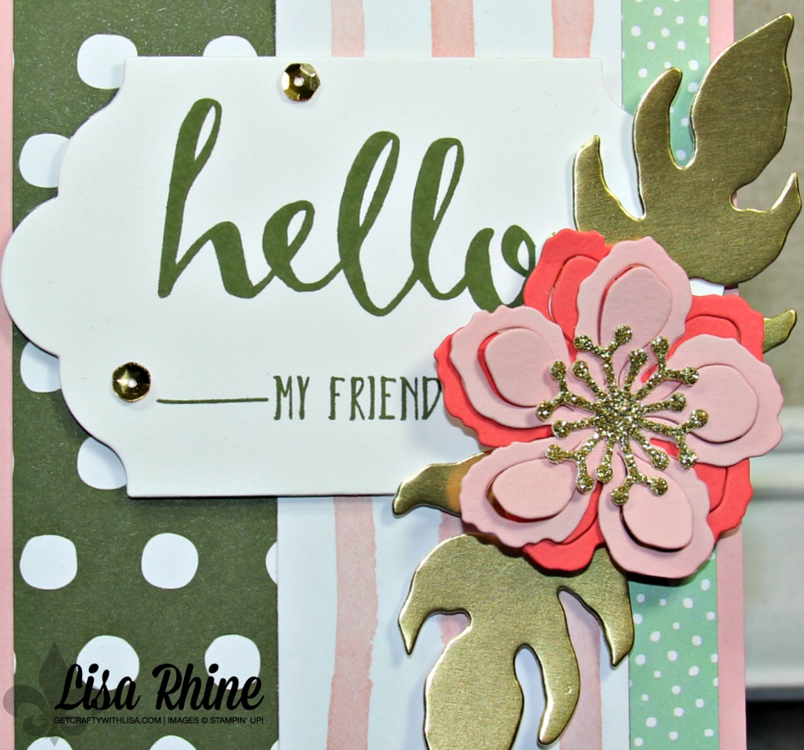 Get Crafty with Lisa: Fun with Flowers Week: Hello My Friend