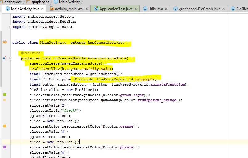 Menggunakan Chart Graph Open Source Native Android ~ Oddsay