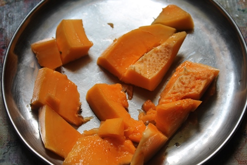 Papaya Puree for Babies / Papaya for Babies - Recipe collection
